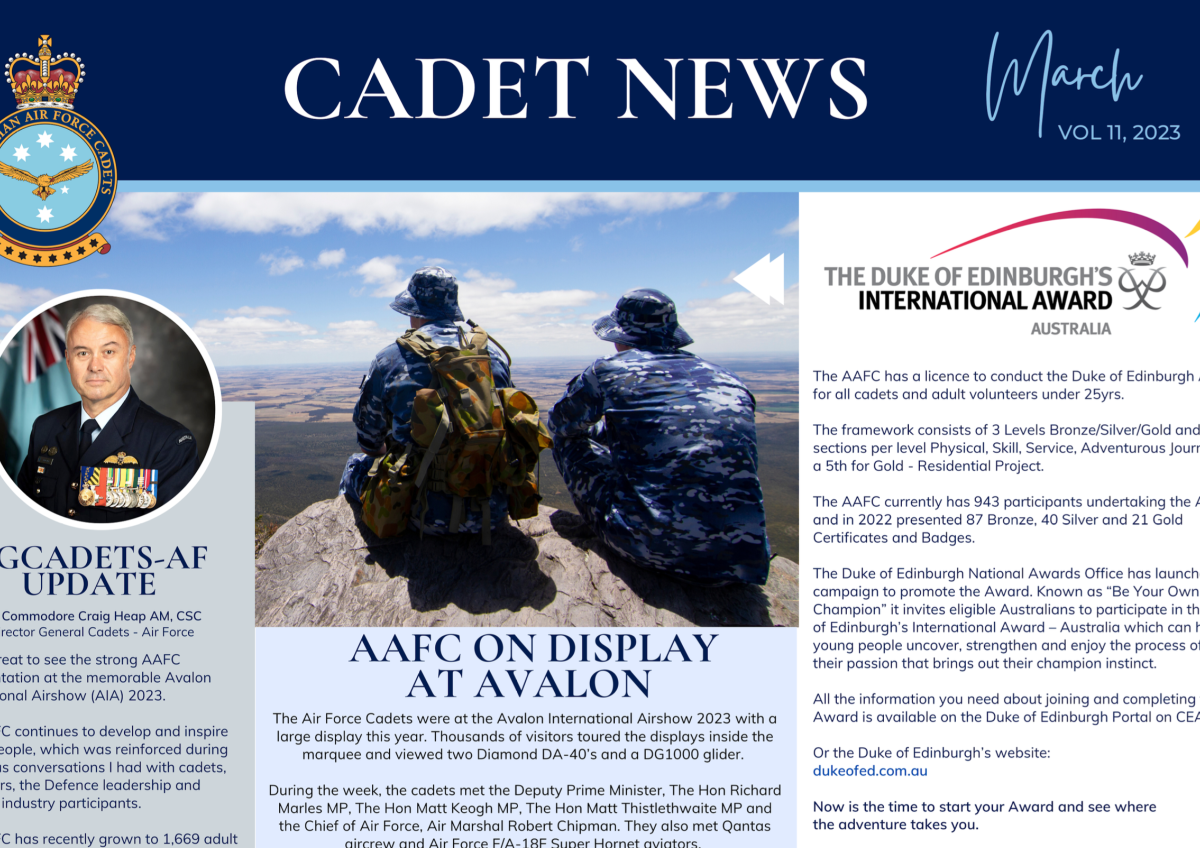 News | Australian Air Force Cadets (AAFC)