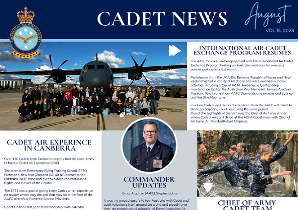 News | Australian Air Force Cadets (AAFC)